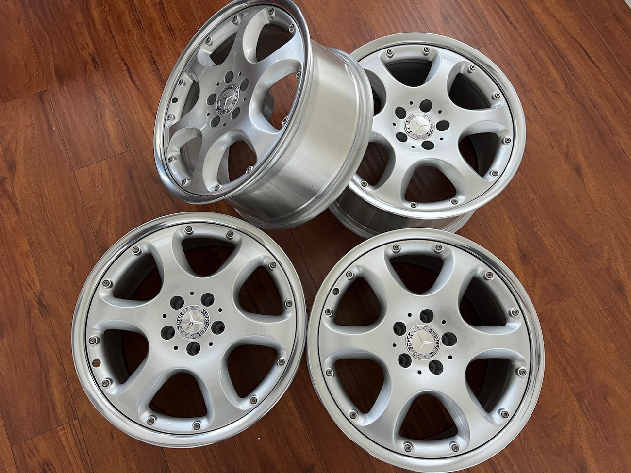Staggered 18" R129 Silver Arrow Wheels by BBS For Sale | The MB Market