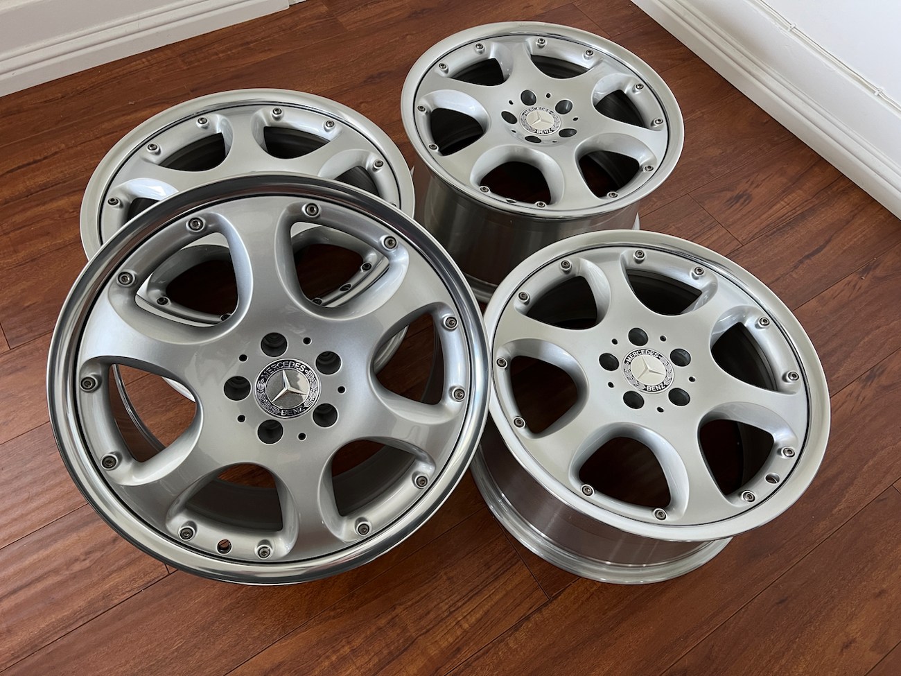 Staggered 18" R129 Silver Arrow Wheels by BBS For Sale | The MB Market