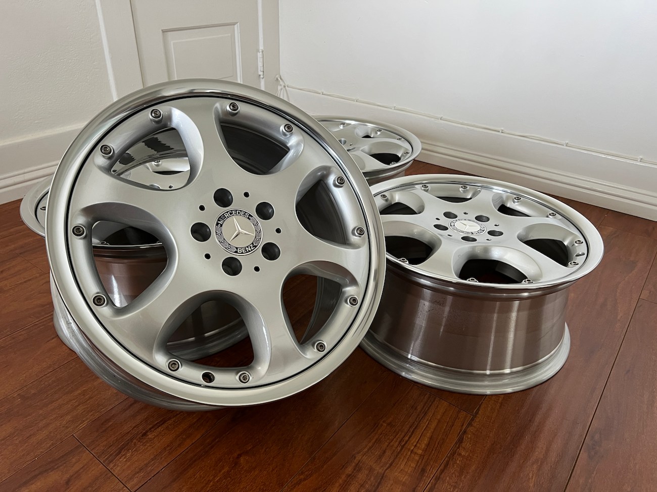 Staggered 18" R129 Silver Arrow Wheels by BBS For Sale | The MB Market