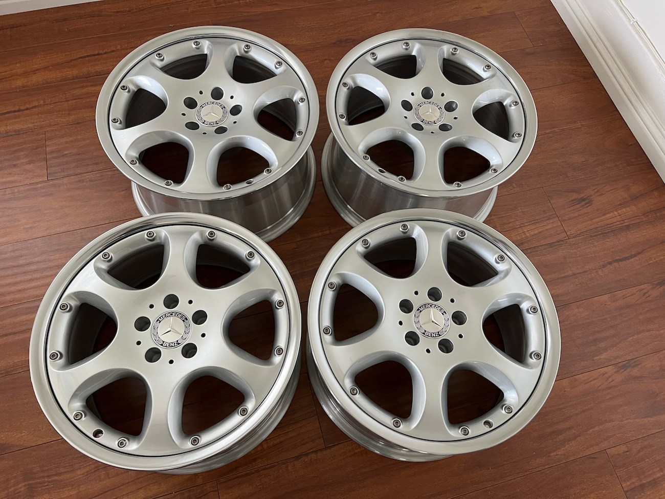 Staggered 18" R129 Silver Arrow Wheels by BBS For Sale | The MB Market