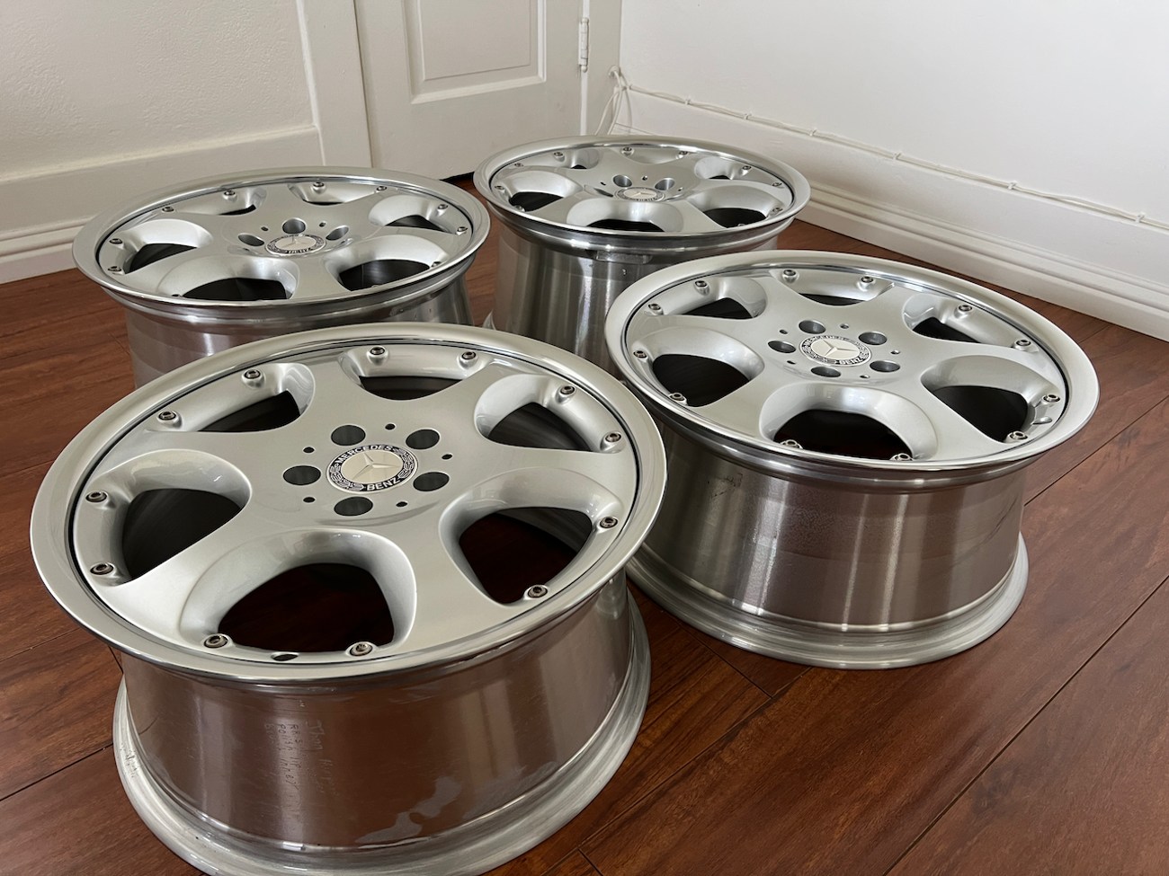 Staggered 18" R129 Silver Arrow Wheels by BBS For Sale | The MB Market