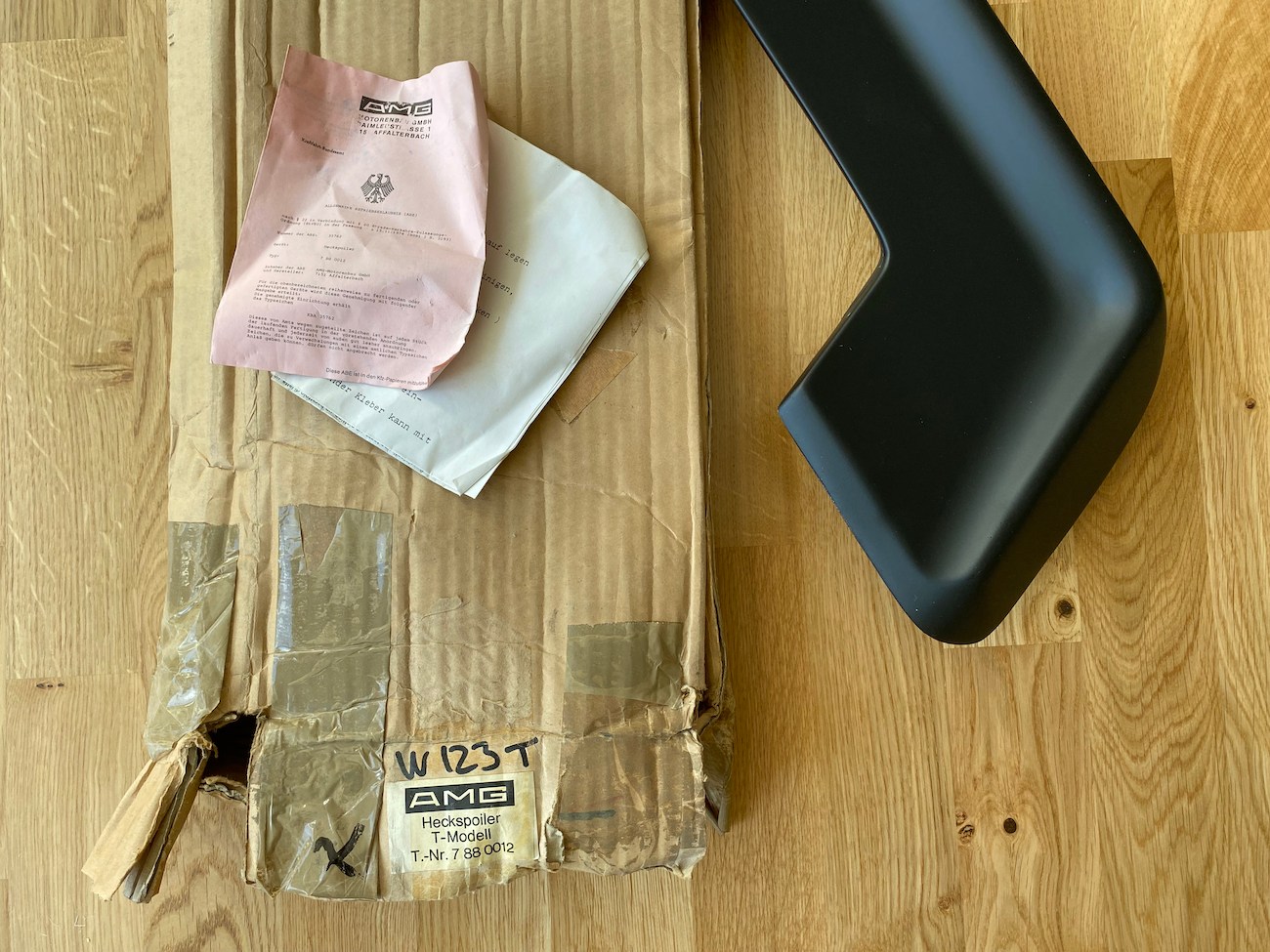 New Old Stock AMG S123 Wagon Spoiler For Sale | The MB Market