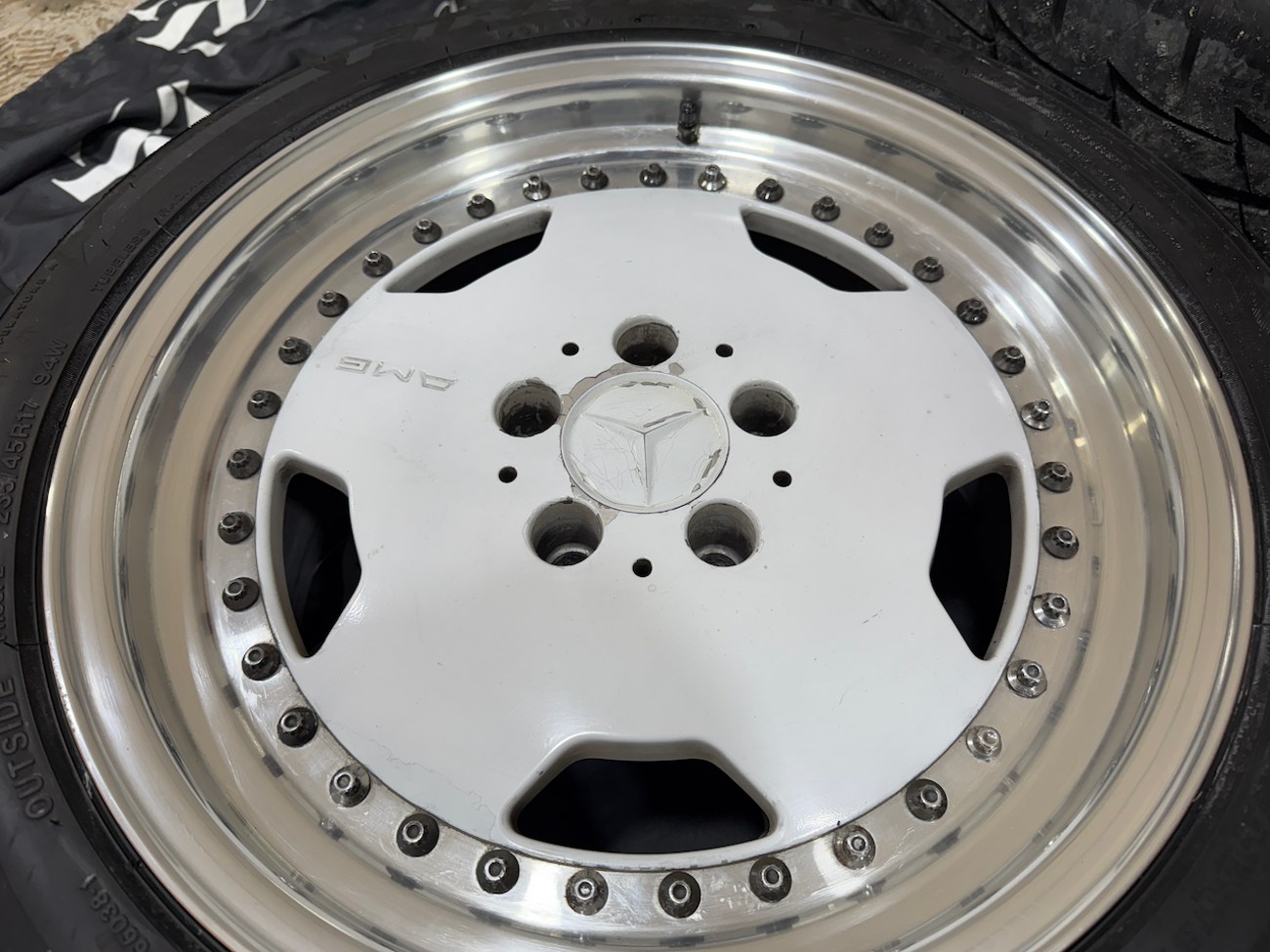 Staggered 3-piece 17" AMG Aero III Wheels by OZ Racing For Sale | The ...