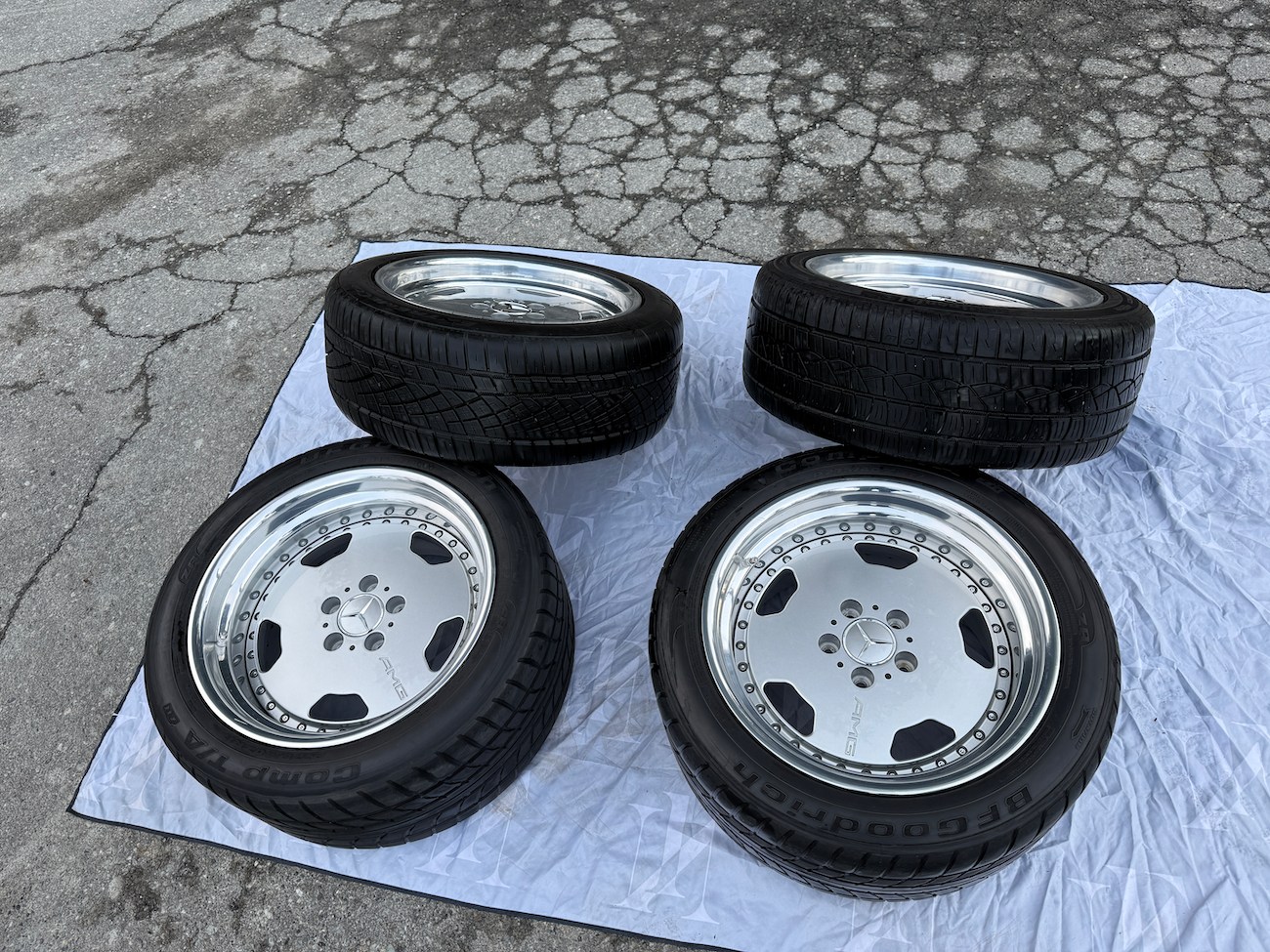 Custom Forged 2-Piece 17" Aero III-style Wheels For Sale | The MB Market