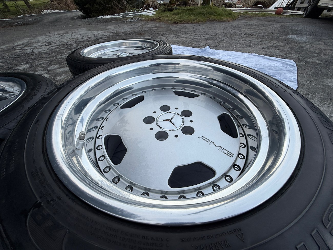 Custom Forged 2-Piece 17" Aero III-style Wheels For Sale | The MB Market