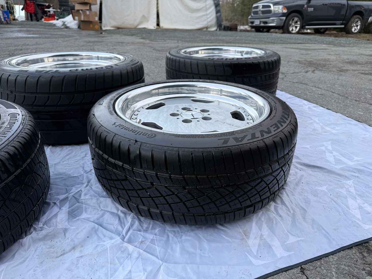 Custom Forged 2-Piece 17" Aero III-style Wheels For Sale | The MB Market