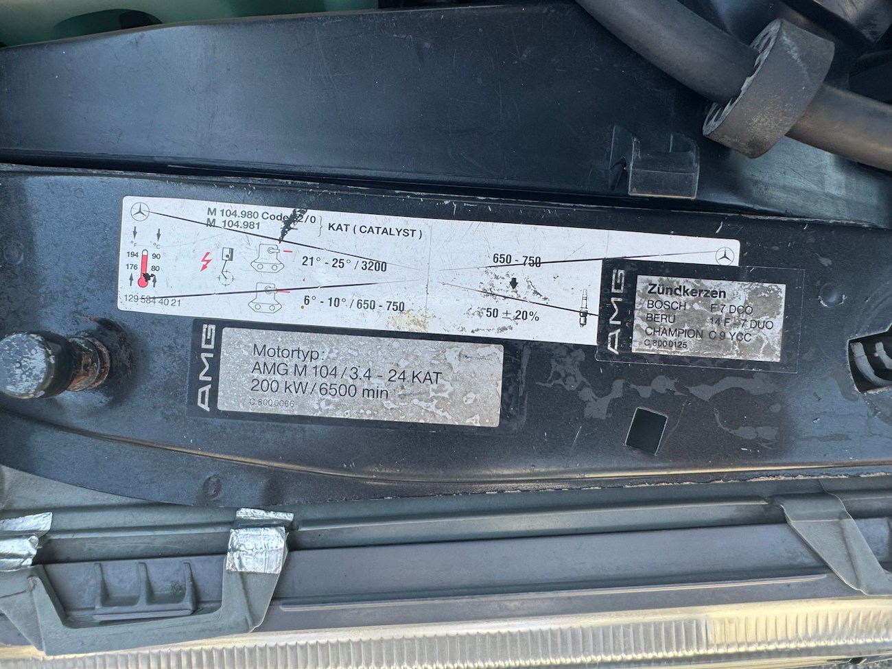 M104 AMG 3.4-Liter 24v Engine & 722.5 5-Speed Automatic Transmission ...