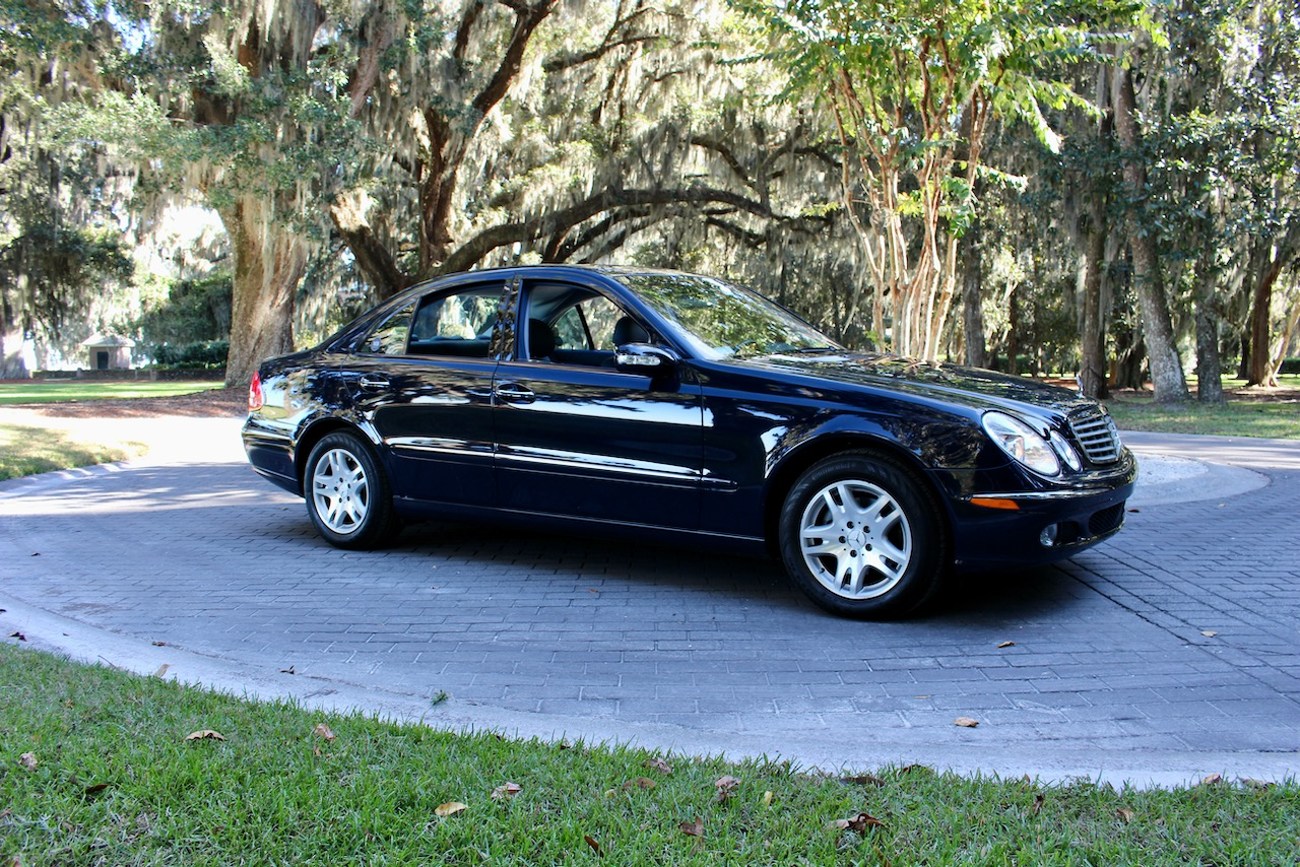 NO RESERVE: Blue over Blue 2003 Mercedes-Benz E320 w/35k Miles For Sale ...