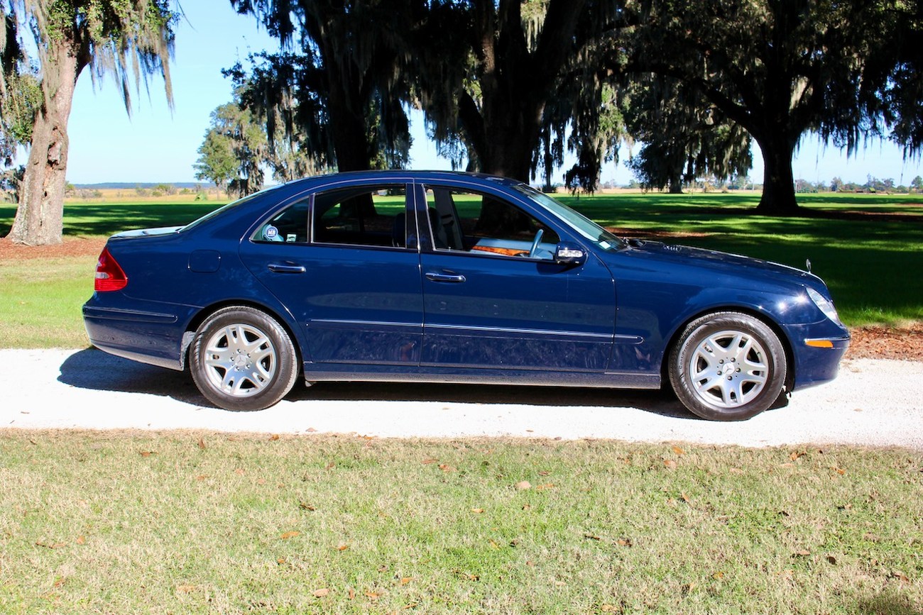 NO RESERVE: Blue over Blue 2003 Mercedes-Benz E320 w/35k Miles For Sale ...