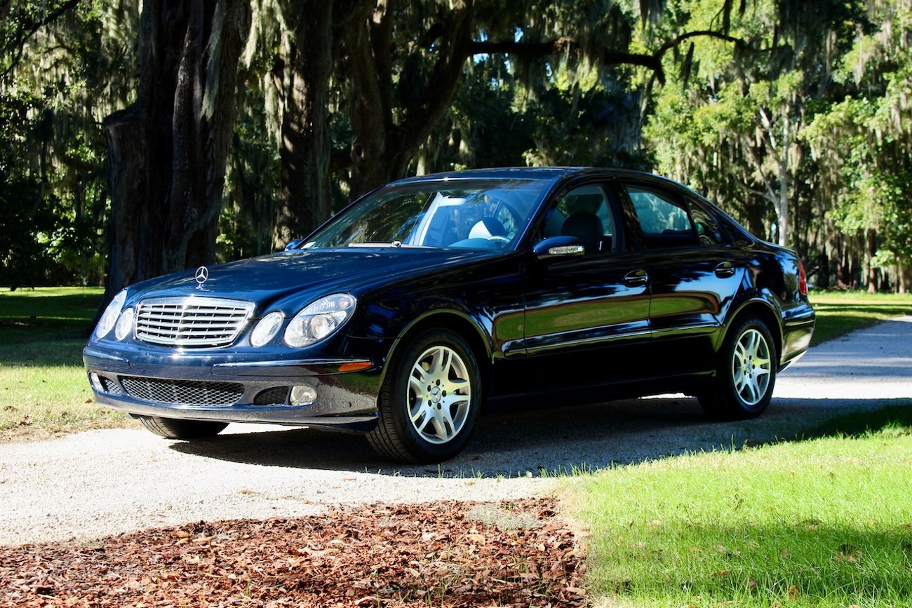 NO RESERVE: Blue over Blue 2003 Mercedes-Benz E320 w/35k Miles For Sale ...