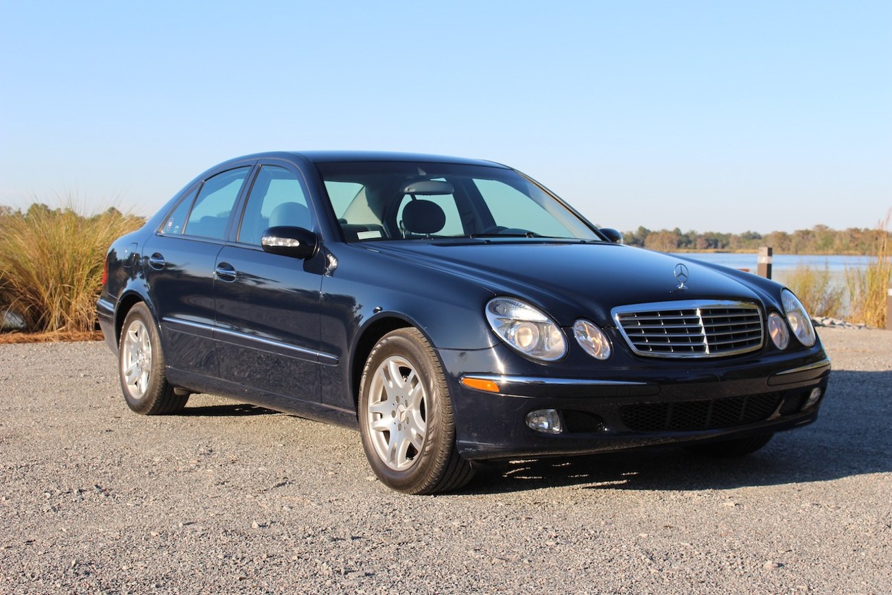 NO RESERVE: Blue over Blue 2003 Mercedes-Benz E320 w/35k Miles For Sale ...