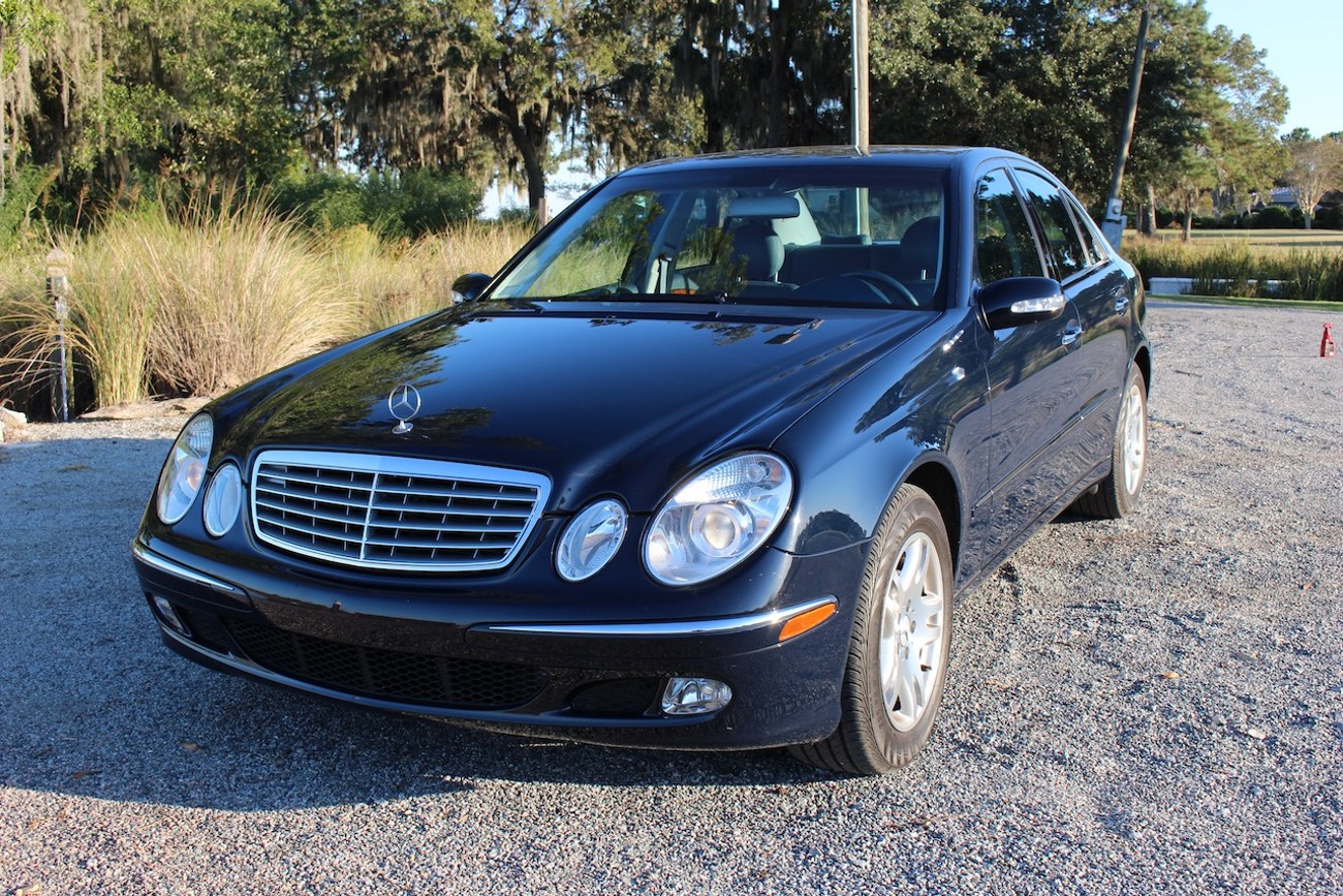 NO RESERVE: Blue over Blue 2003 Mercedes-Benz E320 w/35k Miles For Sale ...