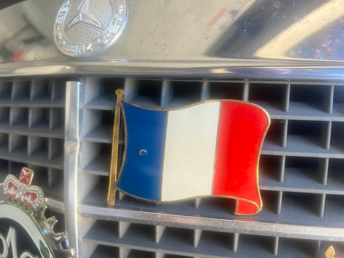 Historic Badge Collection w/W108 Grille For Sale | The MB Market