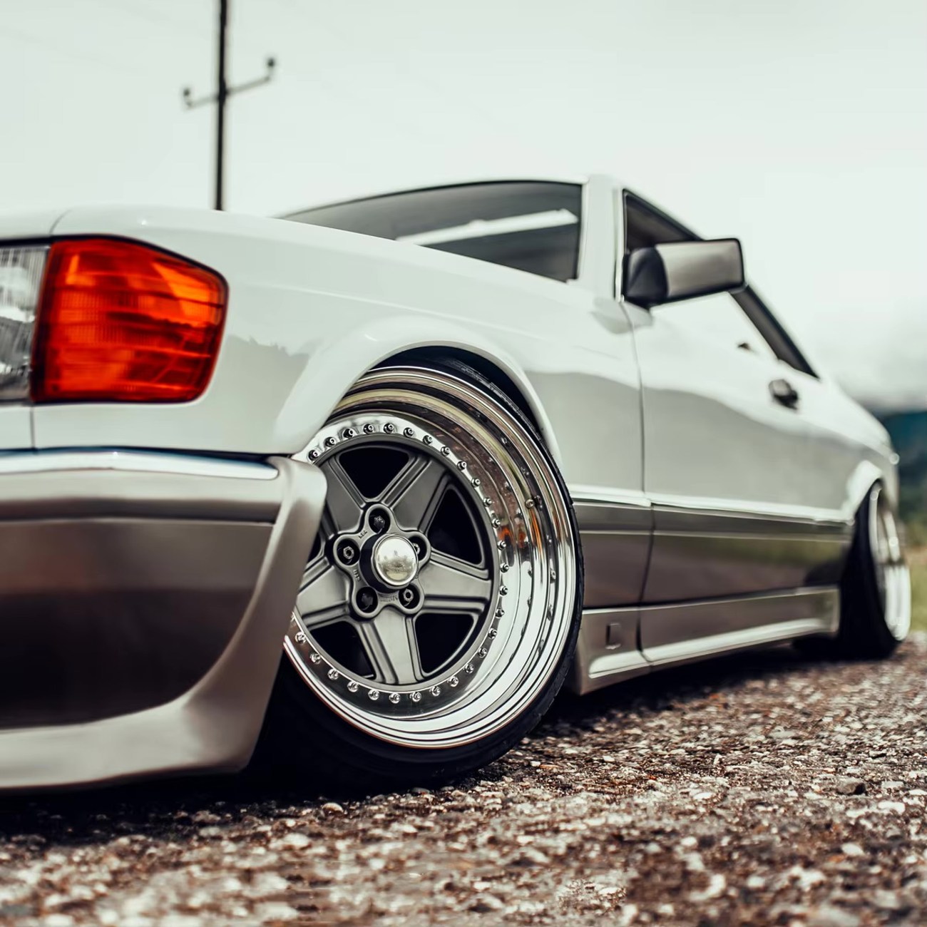 Staggered 3-Piece 17" AMG Penta Wheels For Sale | The MB Market