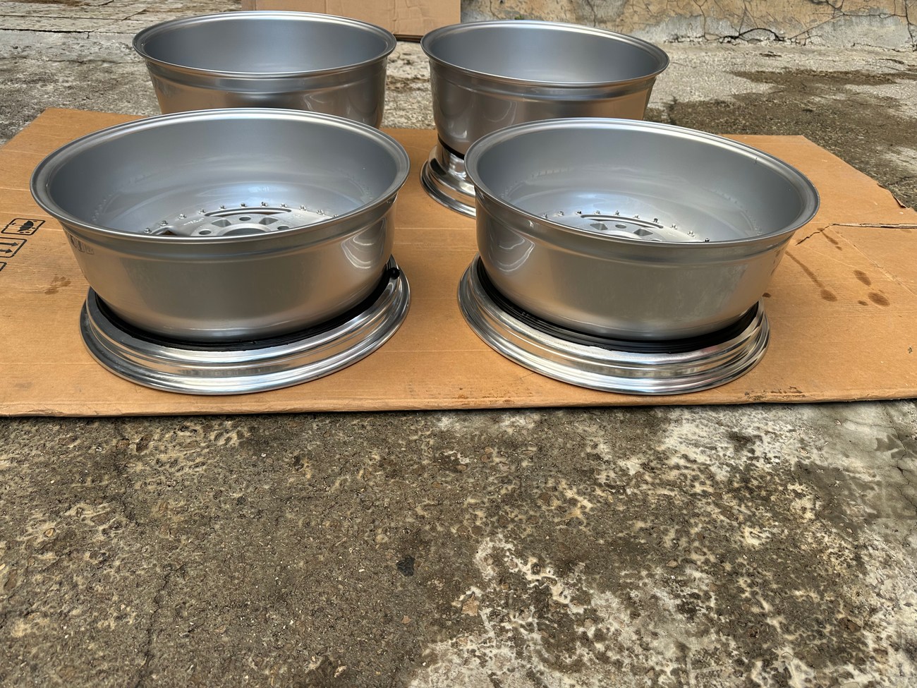 Staggered 3-Piece 17" AMG Penta Wheels For Sale | The MB Market