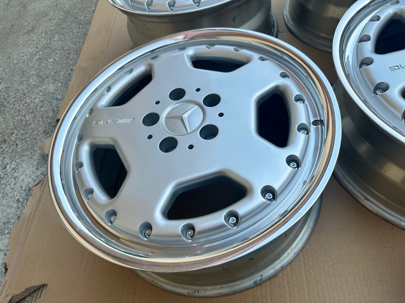 2-Piece 17" AMG Aero II Monoblock Wheels by BBS For Sale | The MB Market