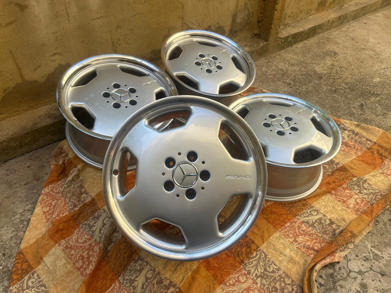 Staggered 17" AMG Aero II Monoblock Wheels For Sale | The MB Market