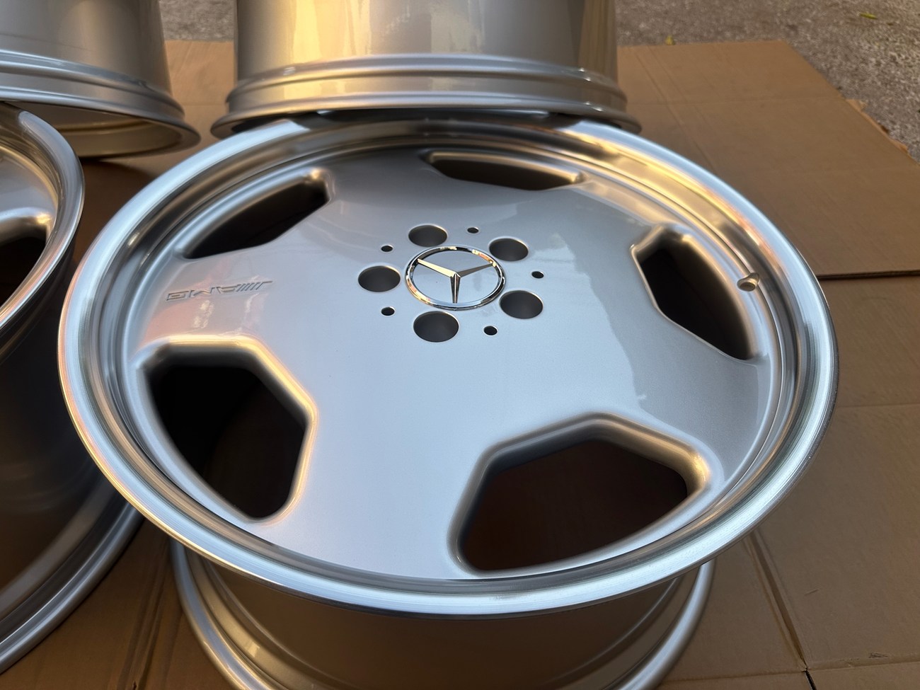 Staggered 19" AMG Aero II Monoblock Wheels for W140 For Sale | The MB ...