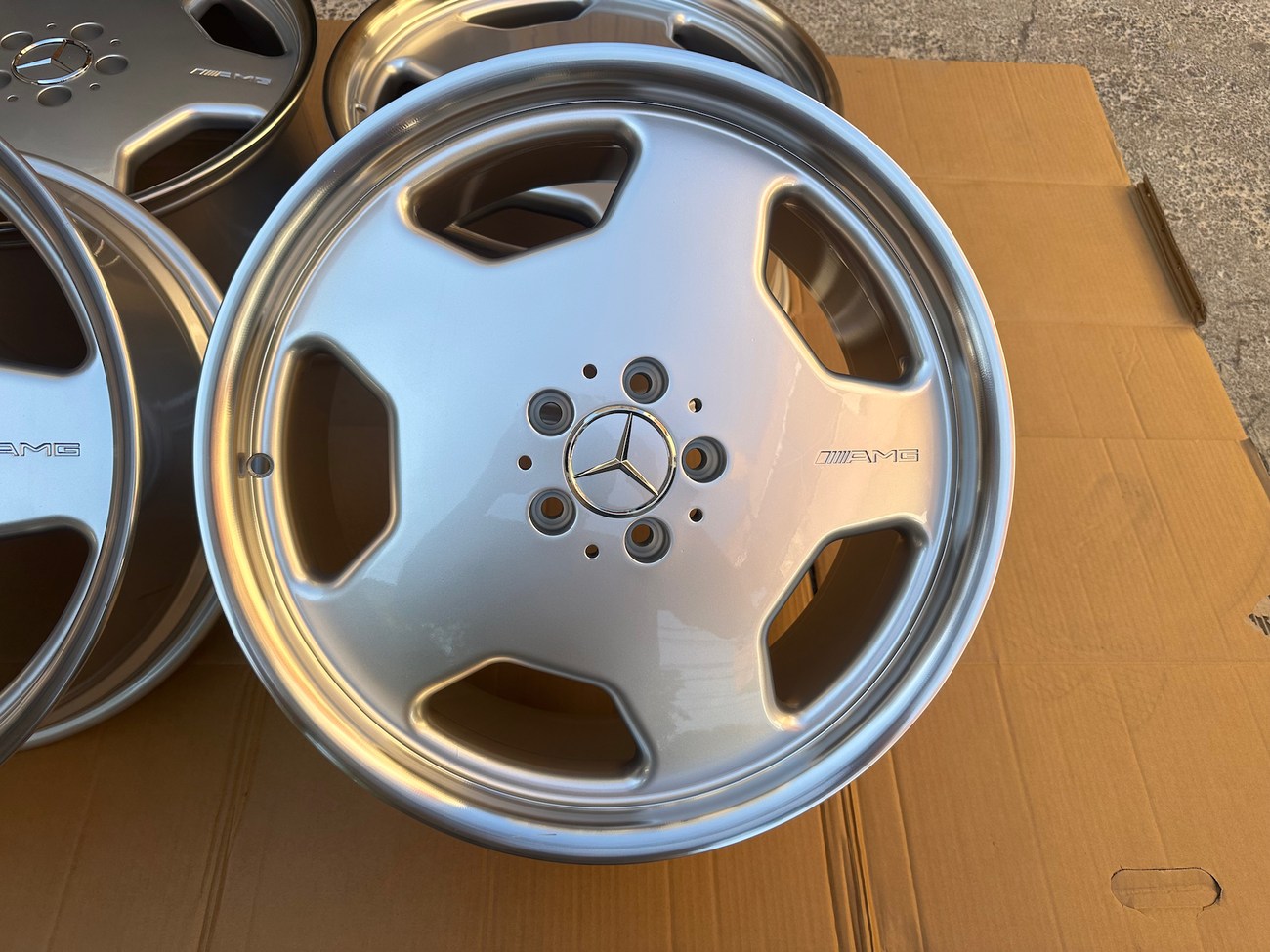 Staggered 19" AMG Aero II Monoblock Wheels for W140 For Sale | The MB ...