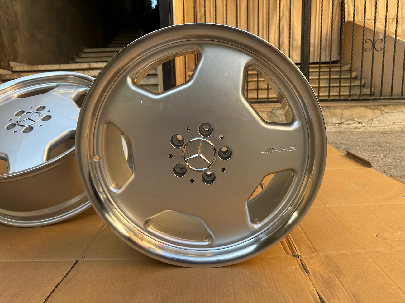 Staggered 19" AMG Aero II Monoblock Wheels for W140 For Sale | The MB ...