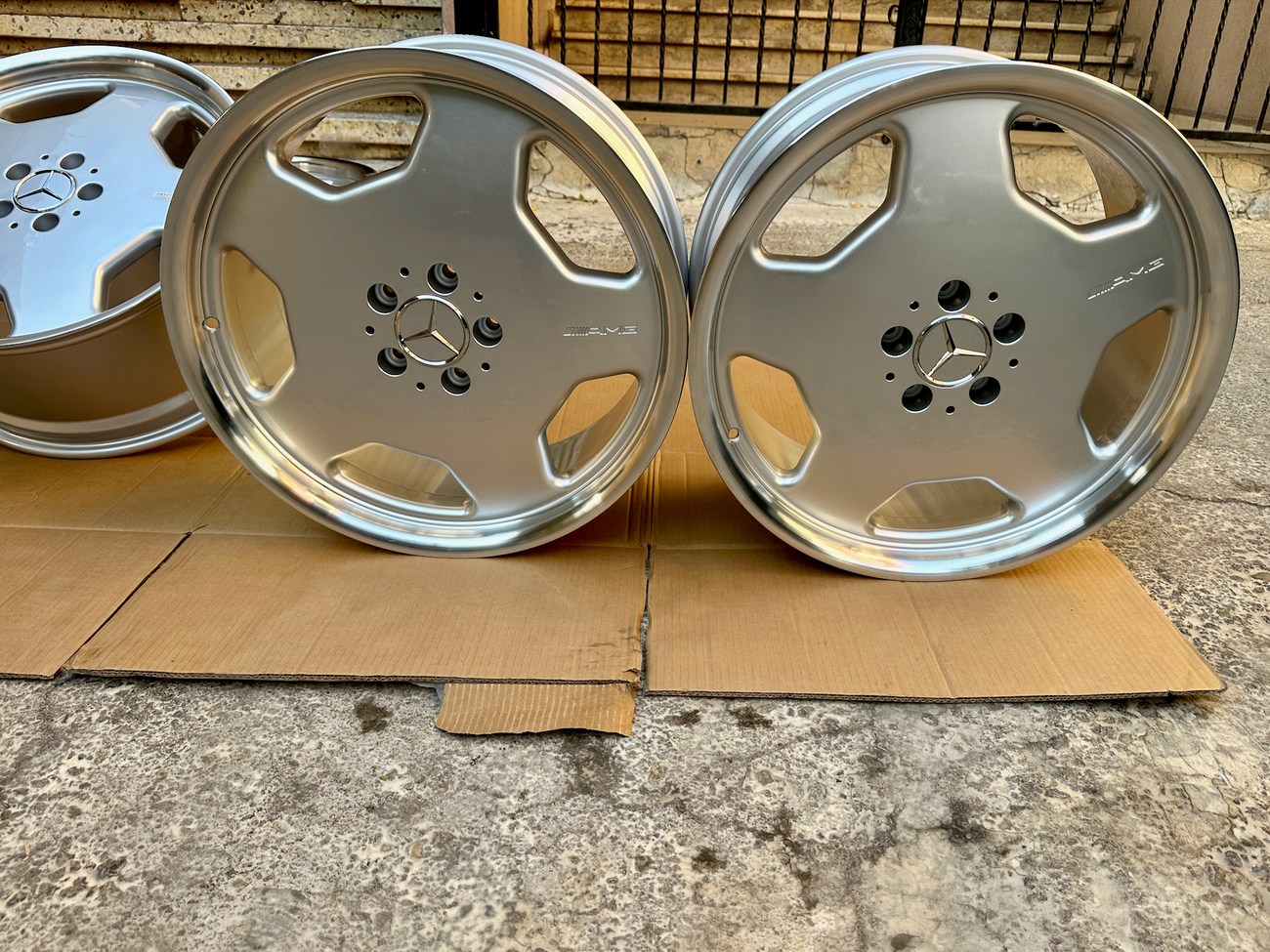 Staggered 19" AMG Aero II Monoblock Wheels for W140 For Sale | The MB ...