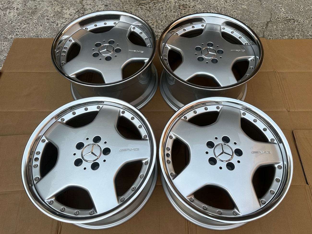 Staggered 2-Piece 18″ AMG Aero II Monoblock by BBS For Sale | The MB Market