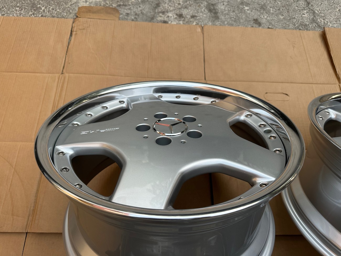 Staggered 2-Piece 18″ AMG Aero II Monoblock by BBS For Sale | The MB Market