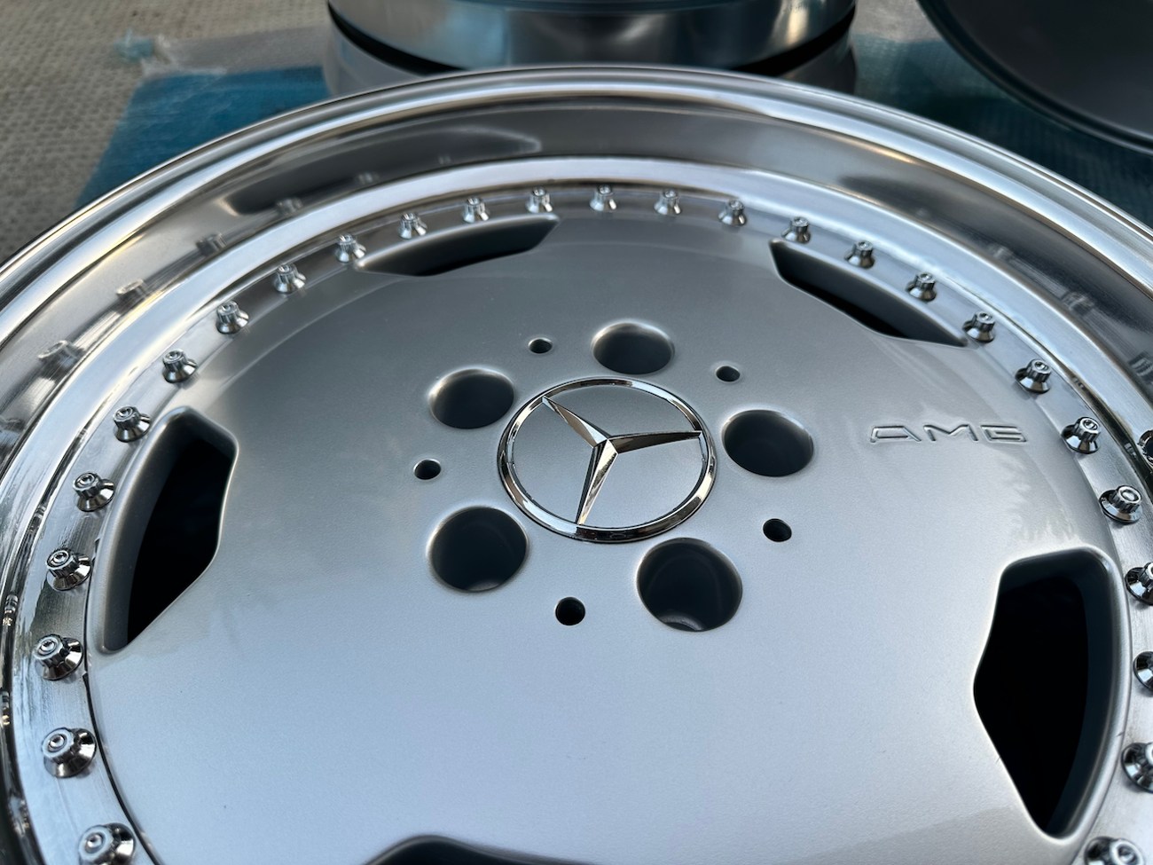 Staggered 3-piece 17" AMG Aero III Wheels by OZ Racing For Sale | The ...