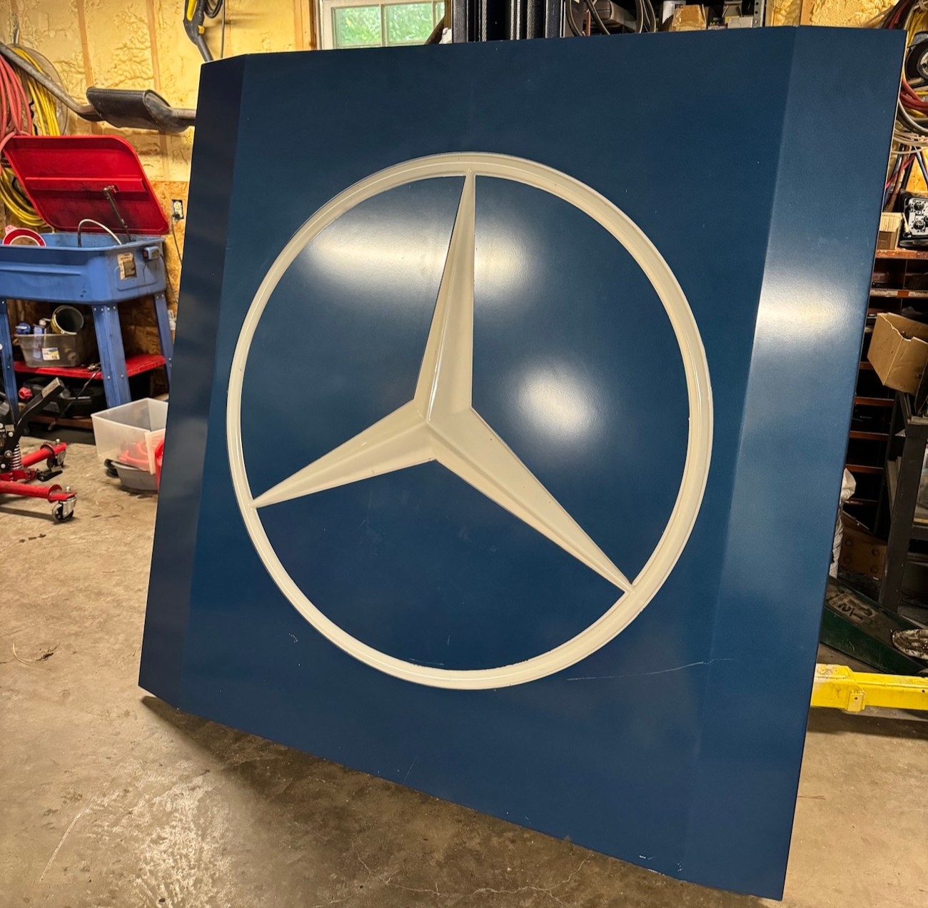 NO RESERVE: 79" X 79" Mercedes-Benz Logo Dealer Sign For Sale | The MB ...