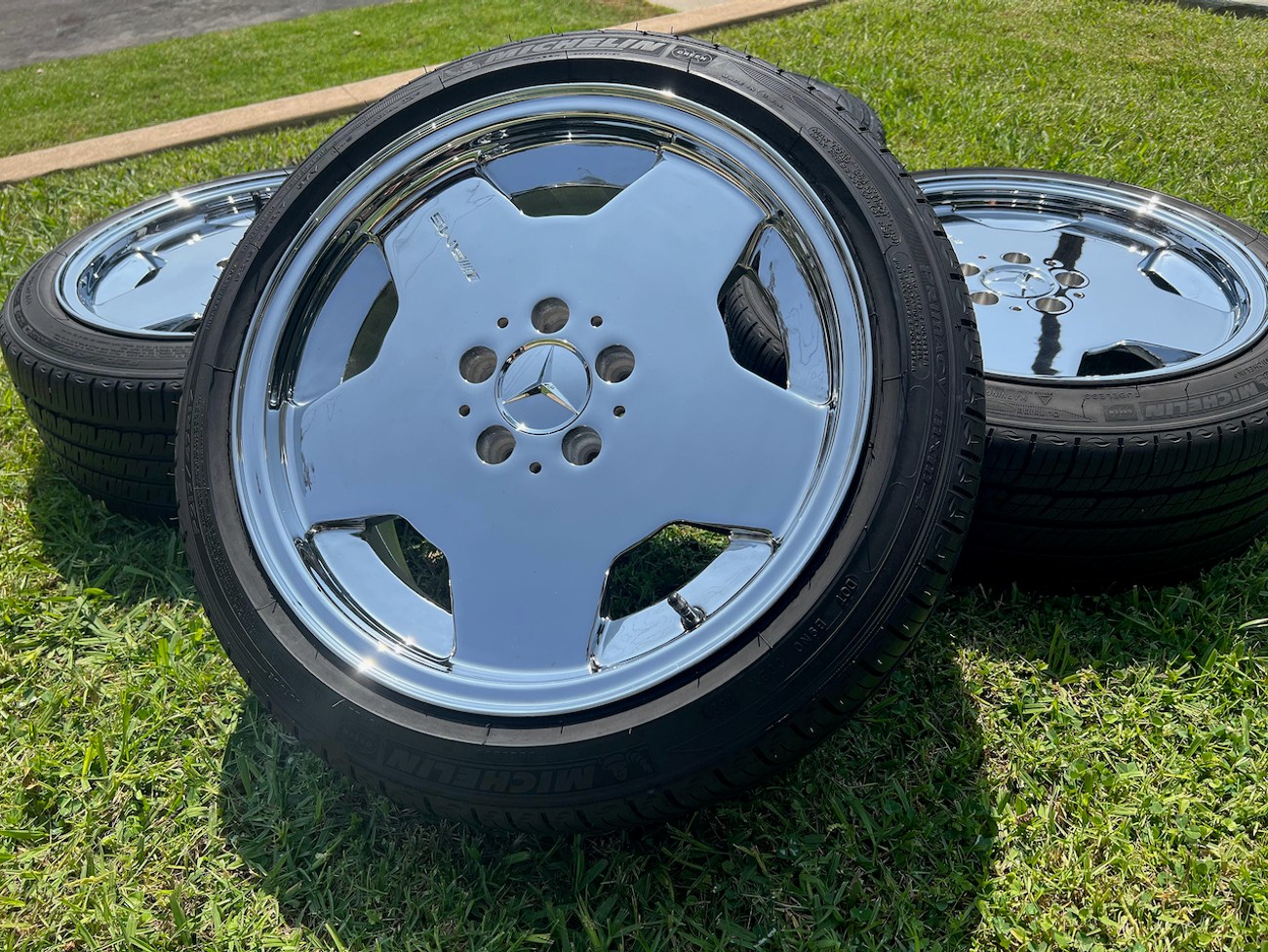 NO RESERVE: 17" AMG Aero I Wheels w/Michelin Tires For Sale | The MB Market