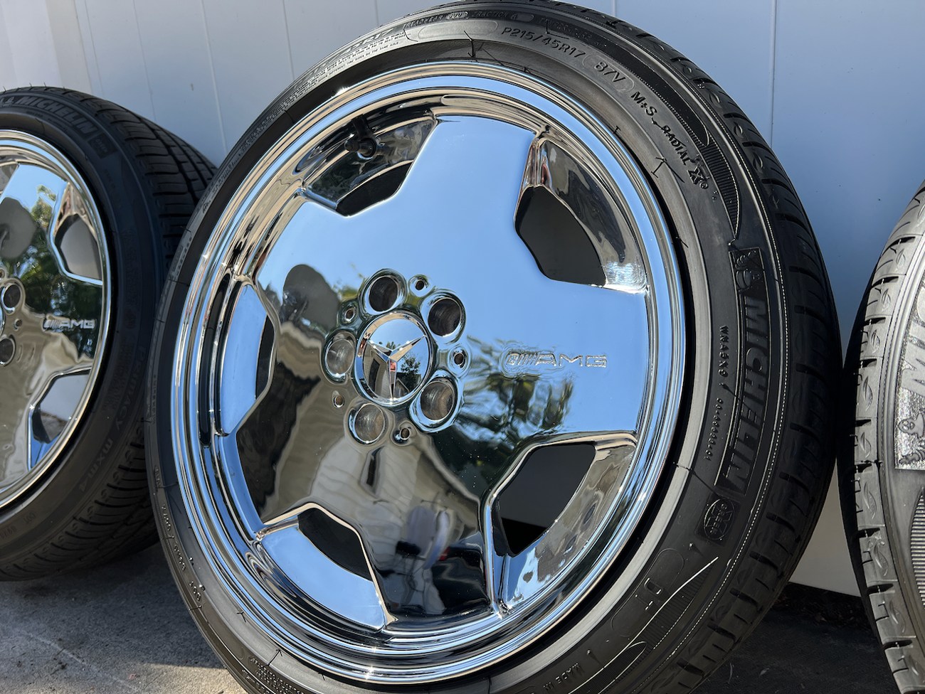 NO RESERVE: 17" AMG Aero I Wheels w/Michelin Tires For Sale | The MB Market