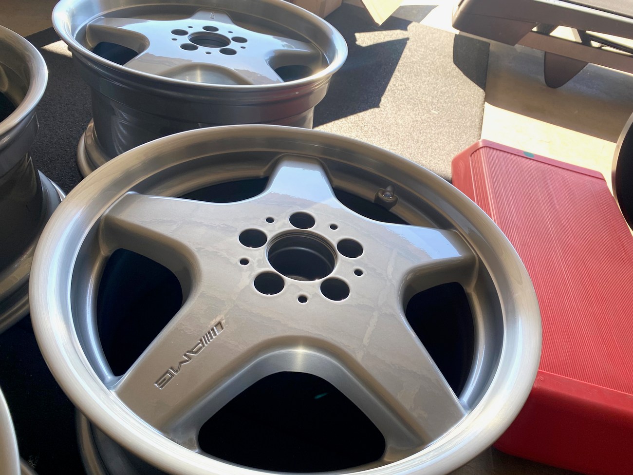 NO RESERVE: 18" AMG Monoblock Style 1 Sport Wheels for R129 For Sale ...