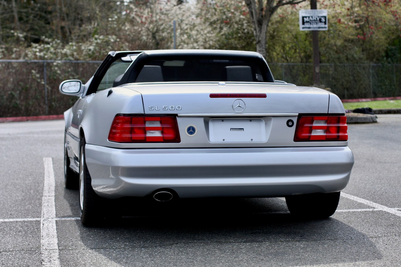 One-Owner 2002 Mercedes-Benz SL500 Silver Arrow w/19k Miles For Sale ...