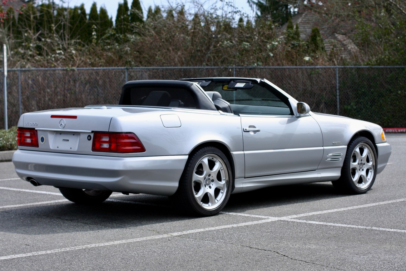 One-Owner 2002 Mercedes-Benz SL500 Silver Arrow w/19k Miles For Sale ...