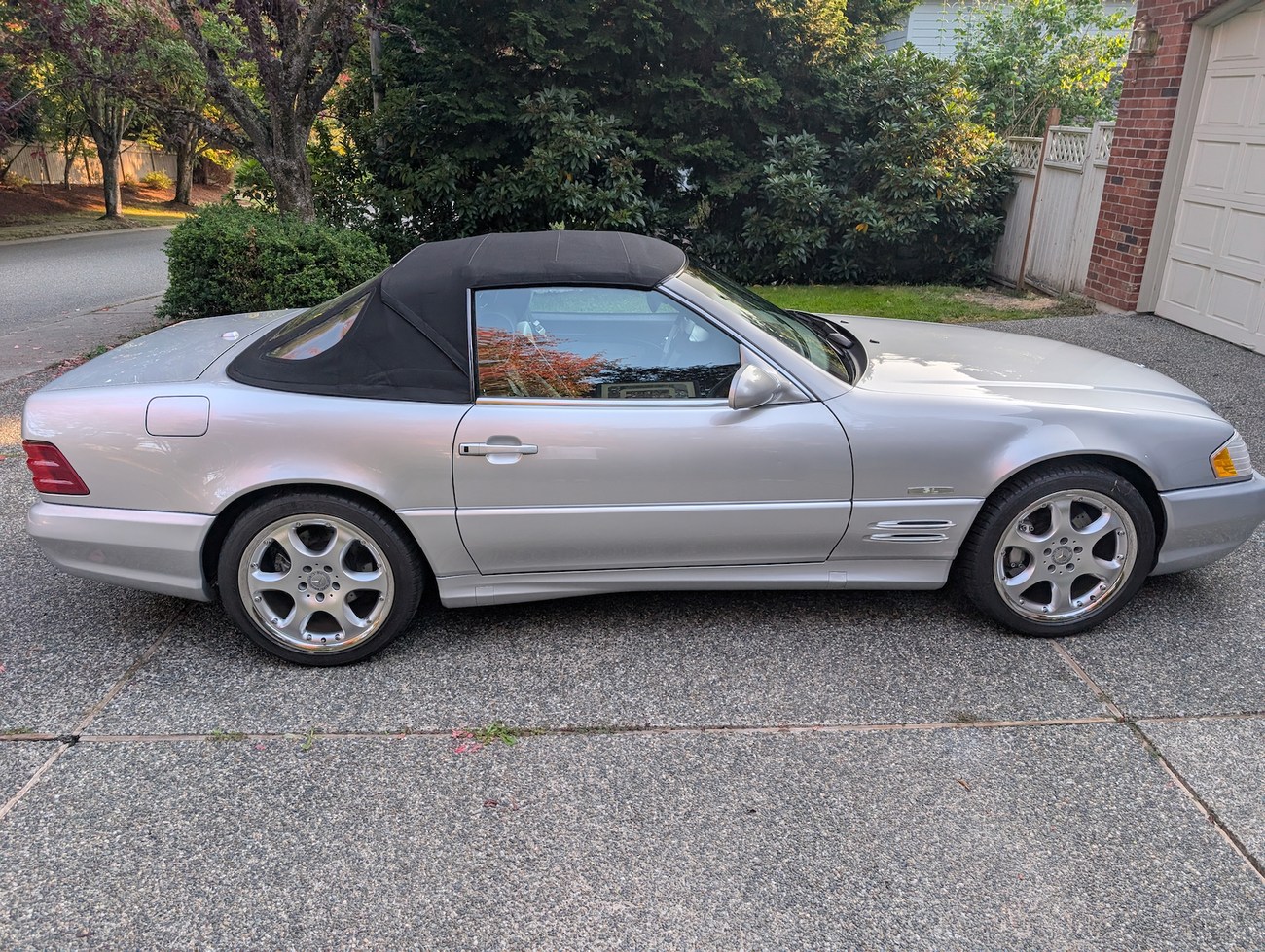 One-Owner 2002 Mercedes-Benz SL500 Silver Arrow w/19k Miles For Sale ...