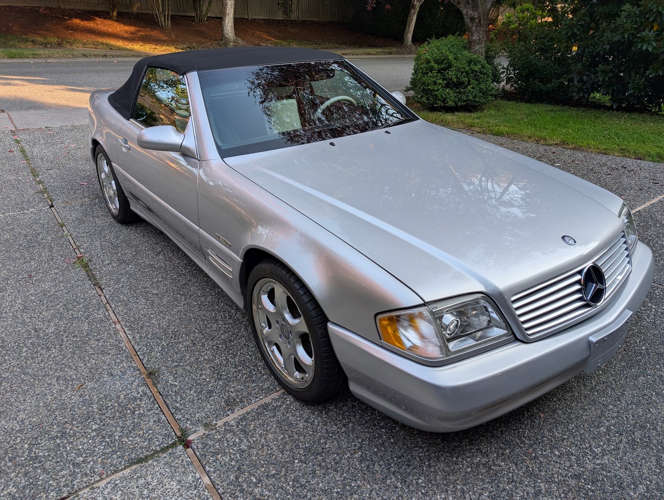 One-Owner 2002 Mercedes-Benz SL500 Silver Arrow w/19k Miles For Sale ...