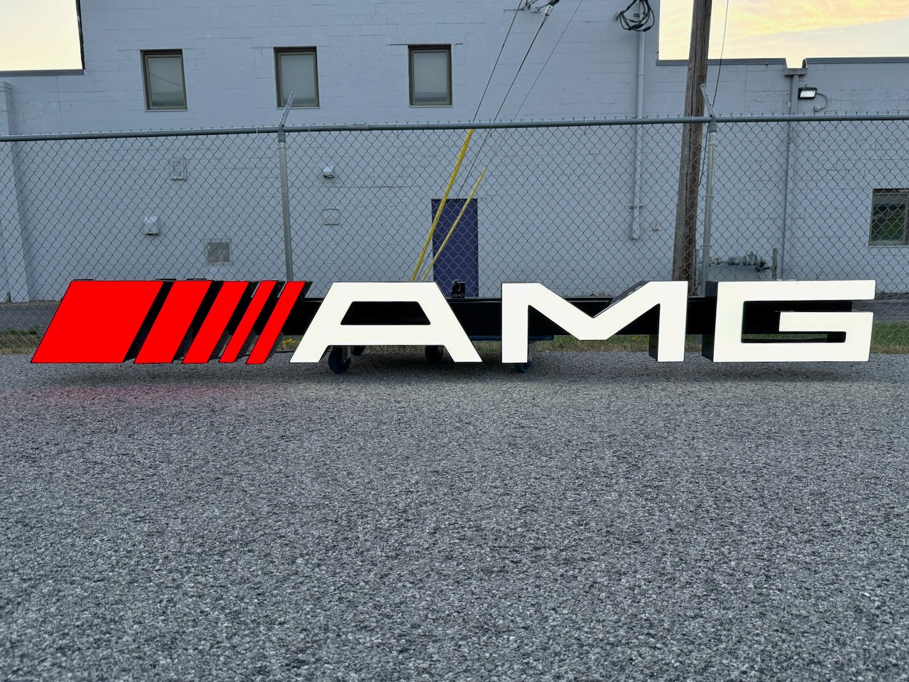 Promotional 10' Illuminated AMG Sign For Sale | The MB Market