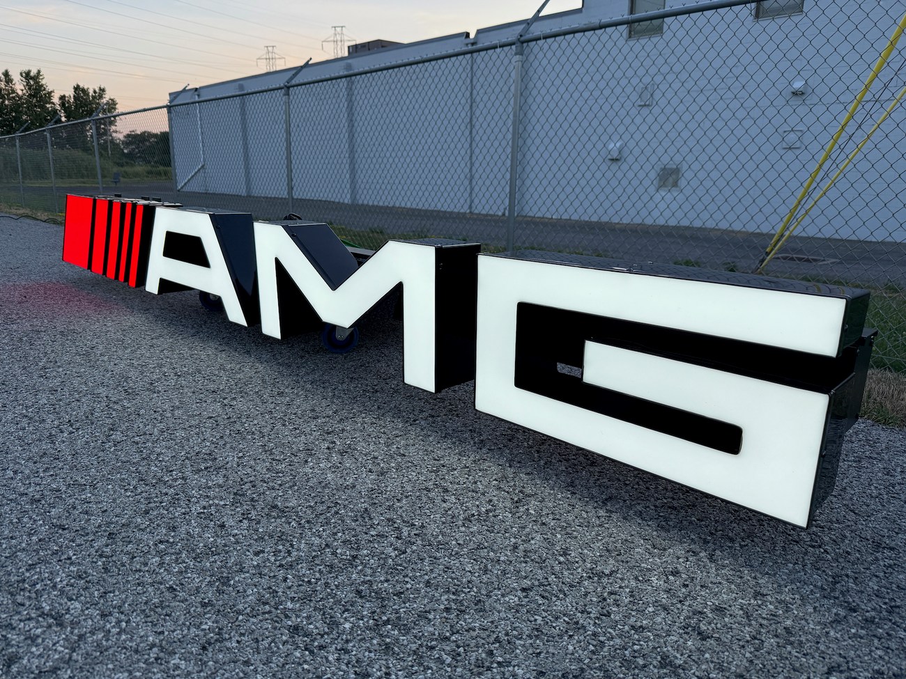 Promotional 10' Illuminated AMG Sign For Sale | The MB Market