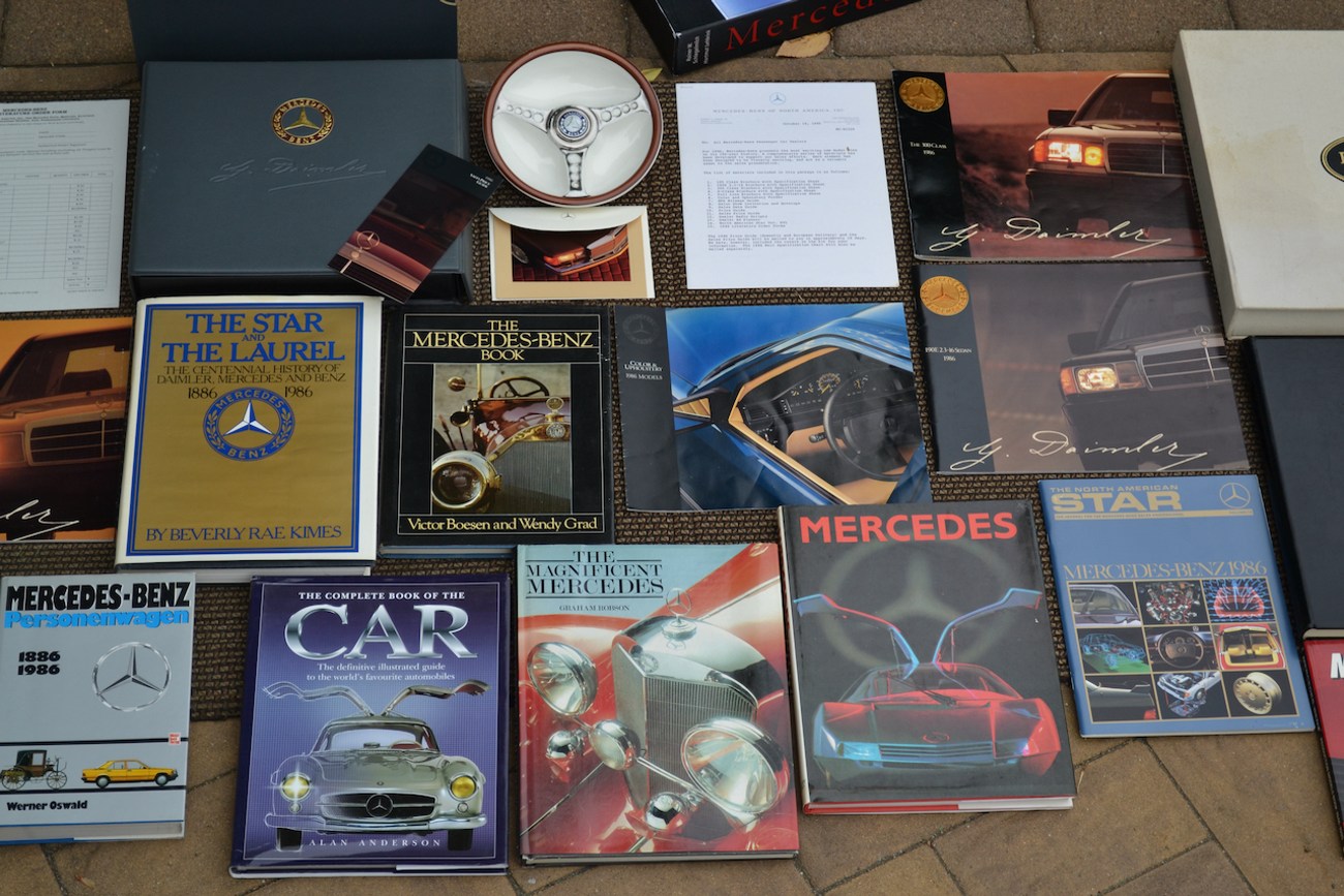 NO RESERVE: Collection of Mercedes-Benz Literature & Memorabilia For ...