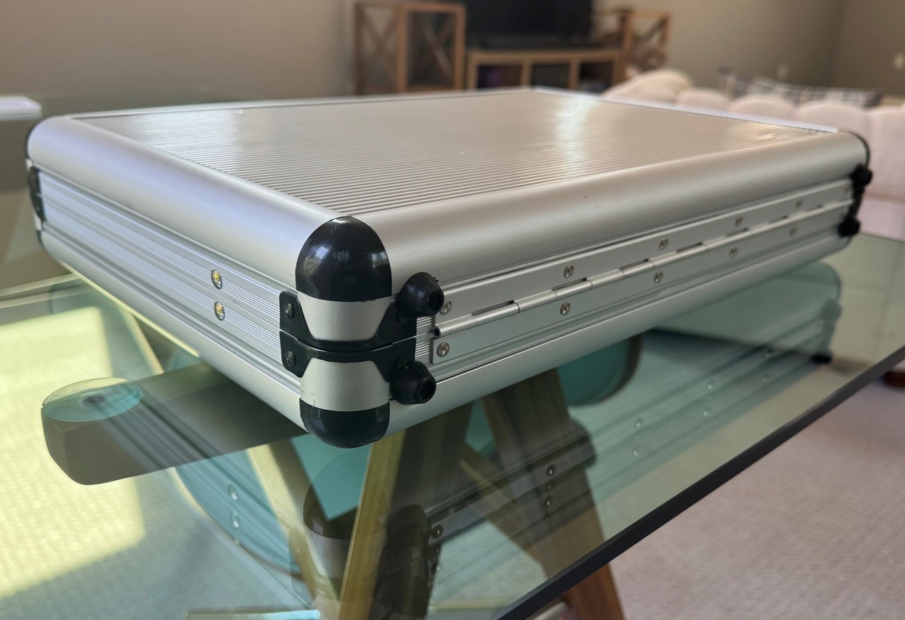 R129 SL Silver Arrow Aluminum Briefcase For Sale | The MB Market