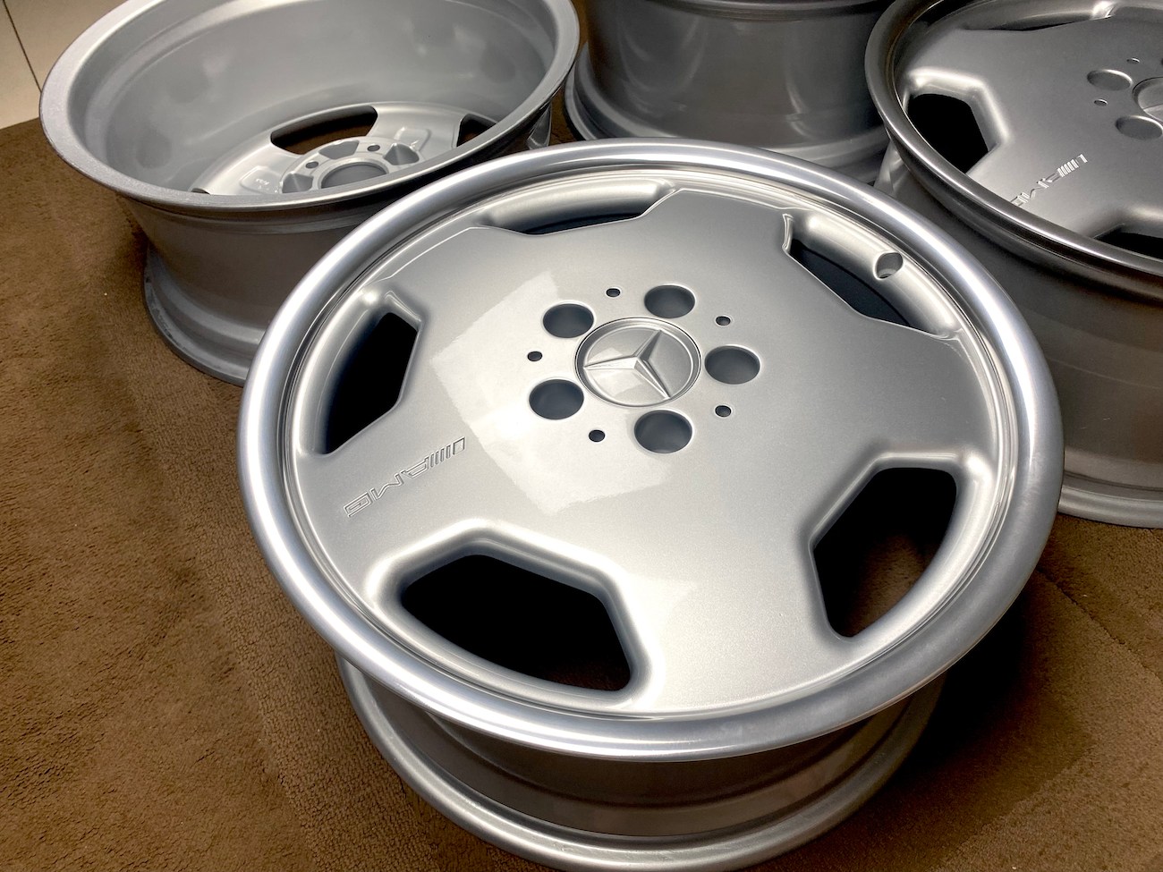 Staggered 17" AMG Aero II Monoblock Wheels For Sale | The MB Market