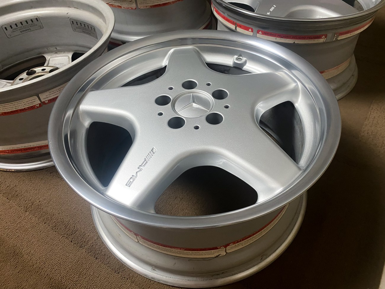18" AMG Monoblock Style 1 Sport Wheels for R129 For Sale | The MB Market
