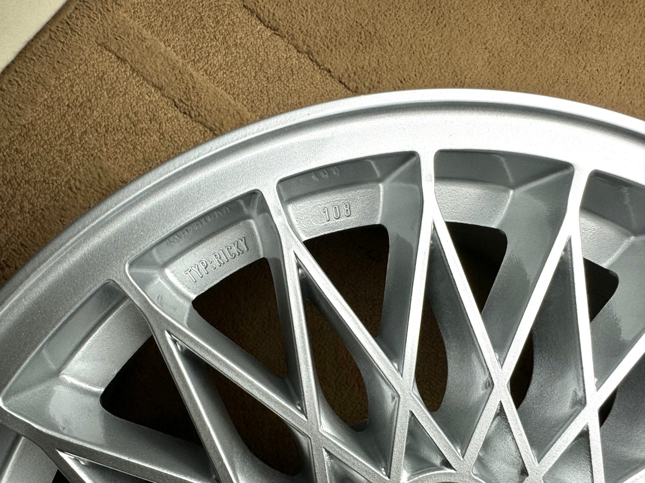 Set of Five 15" 1000 Miglia Italian Wheels For Sale | The MB Market