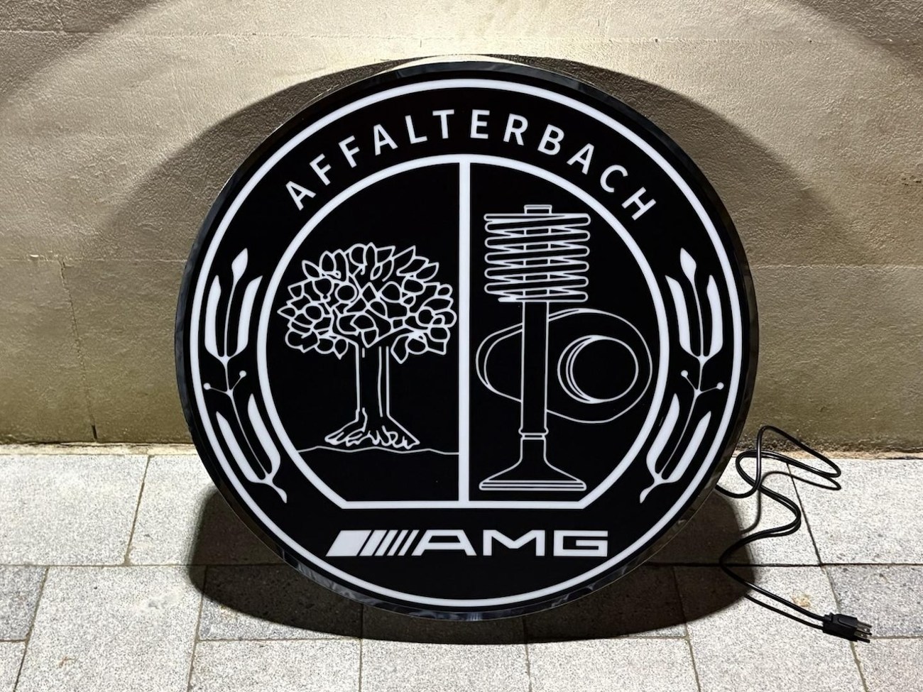 Illuminated Mercedes-Benz AMG Sign For Sale | The MB Market