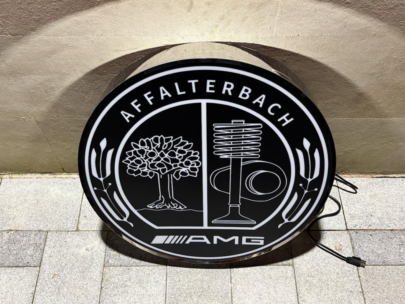 Illuminated Mercedes-Benz AMG Sign For Sale | The MB Market