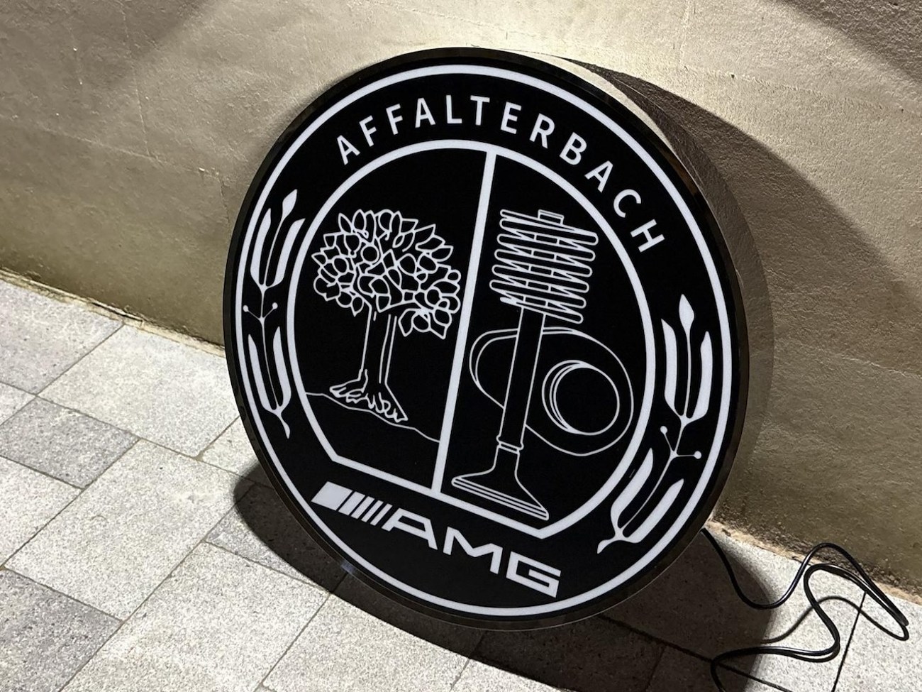 Illuminated Mercedes-Benz AMG Sign For Sale | The MB Market