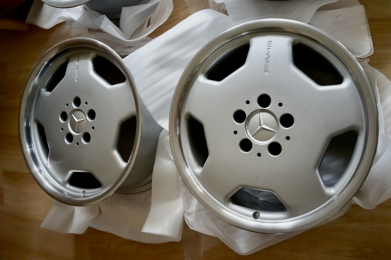 Staggered 17" AMG Aero II Monoblock Wheels For Sale | The MB Market