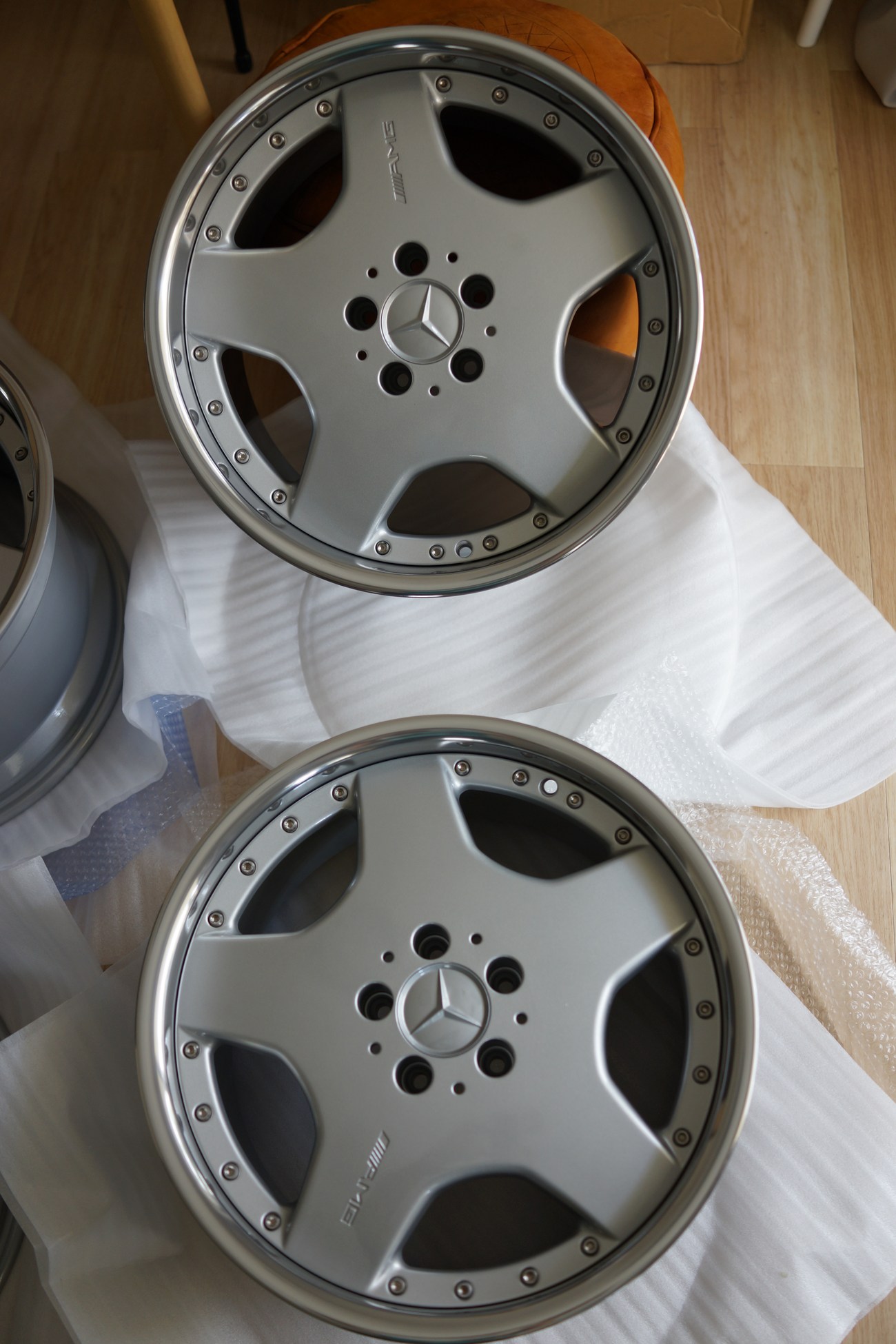 Staggered 2-Piece 18" AMG Aero II Monoblock Wheels by BBS For Sale | The MB Market