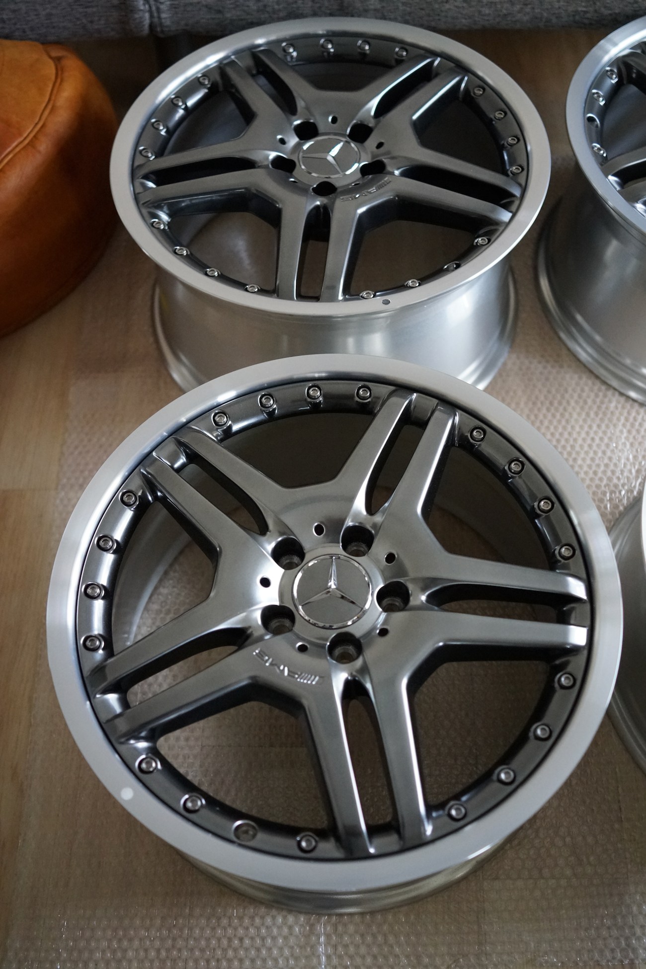 Staggered 2-Piece 19" Style IV AMG Wheels (New Old Stock) For Sale ...