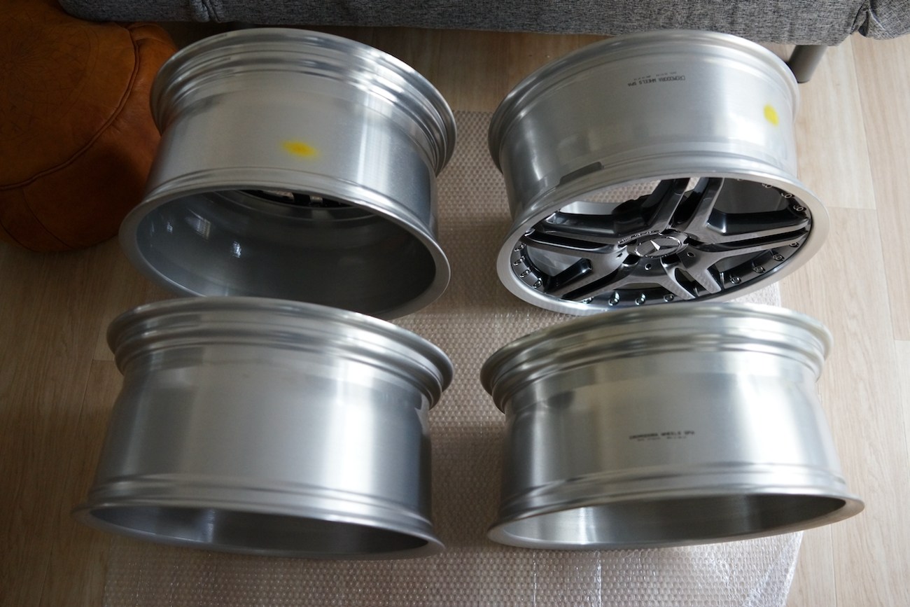 Staggered 2-Piece 19" Style IV AMG Wheels (New Old Stock) For Sale ...